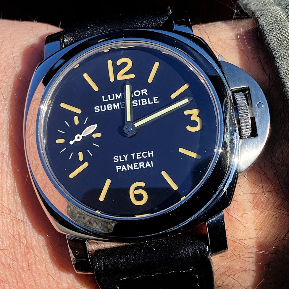 An exceptionally rare Luminor Submersible Sly Tech Panerai – Vintage ...