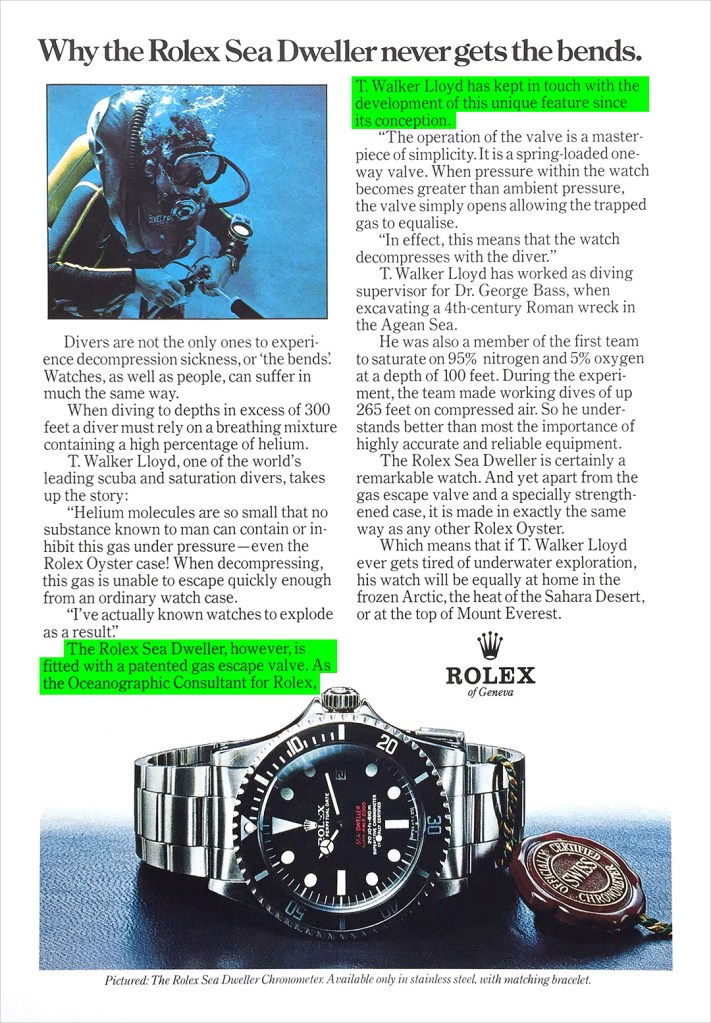 Rare Find – A Rolex ‘Single Red’ Sea-Dweller With Original Timing ...