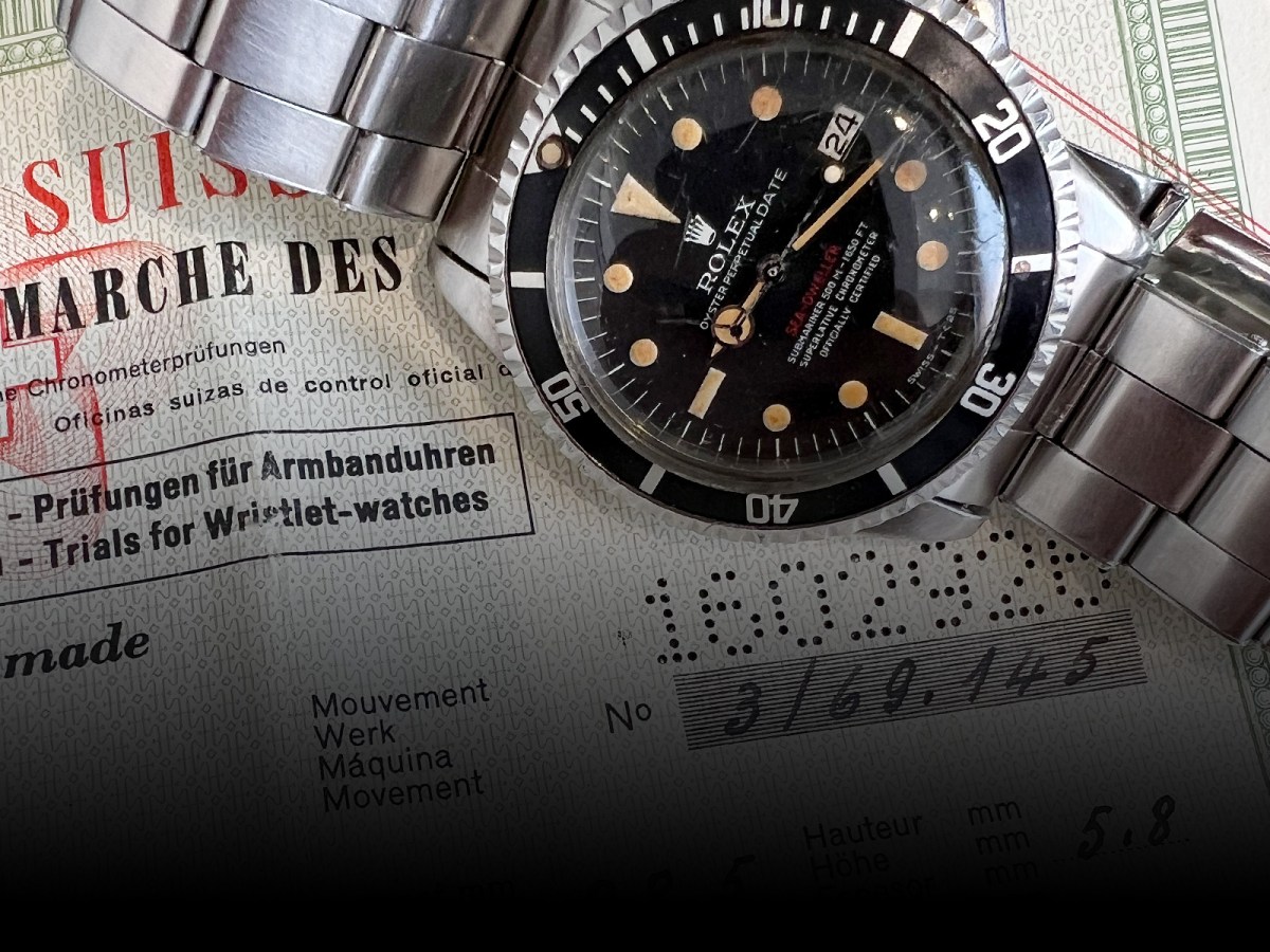 Rare Find – A Rolex ‘Single Red’ Sea-Dweller With Original Timing ...
