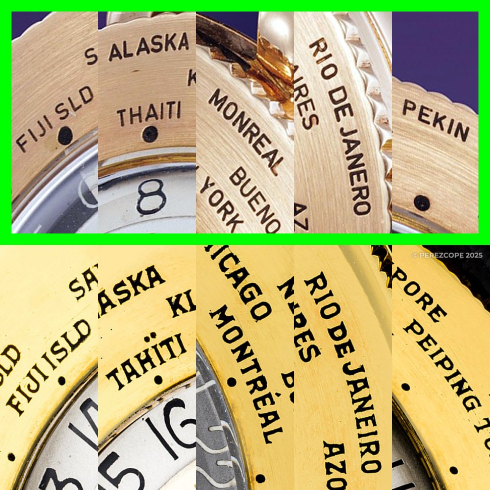 A Patek Philippe 1415 ‘World Time’ With Rare ‘Flat’ but Dyslexic Bezel ...